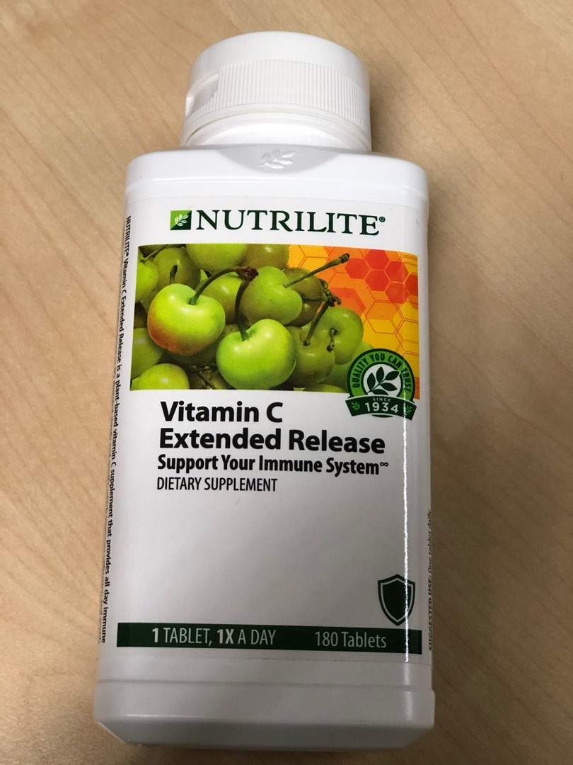 Nutrilite Vitamin C Extended Release – 180 Tabs, Health & Nutrition ...