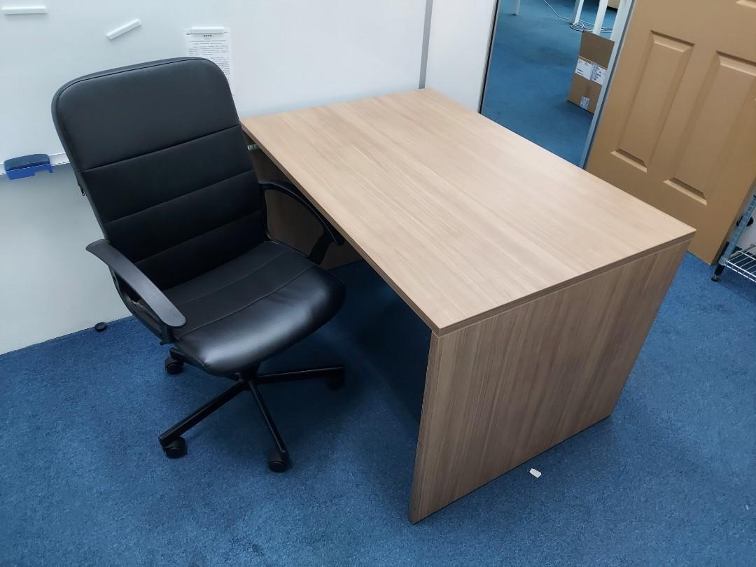 Office table & Chair Ser, Furniture & Home Living, Furniture, Tables ...