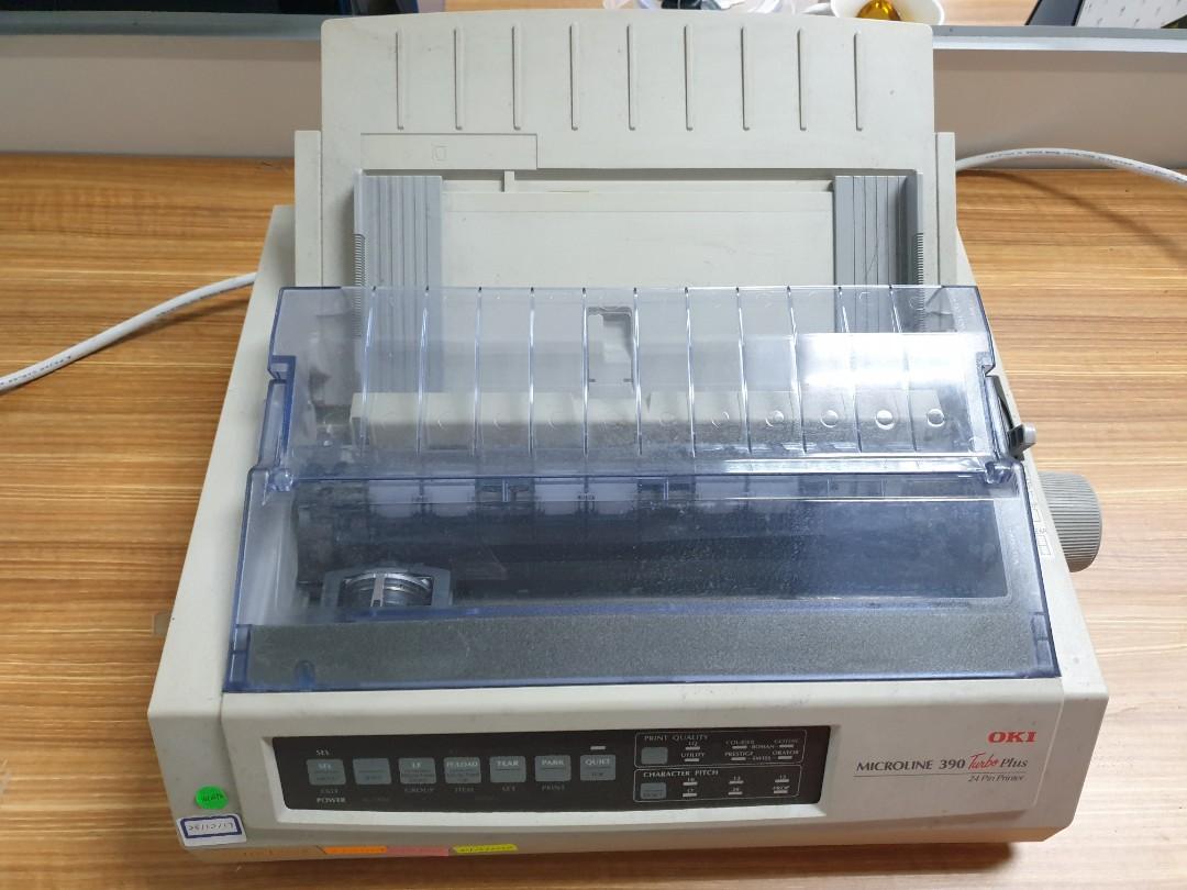 OKI ML-390 Turbo Plus Dot Matrix Printer, Computers & Tech, Printers ...