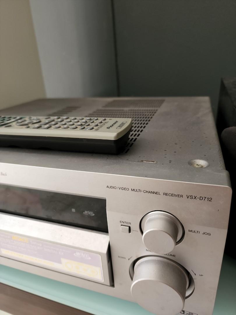 Onkyo cinema speakers,pioneer vsx d712 av receiver, TV & Home Appliances, TV & Entertainment ...