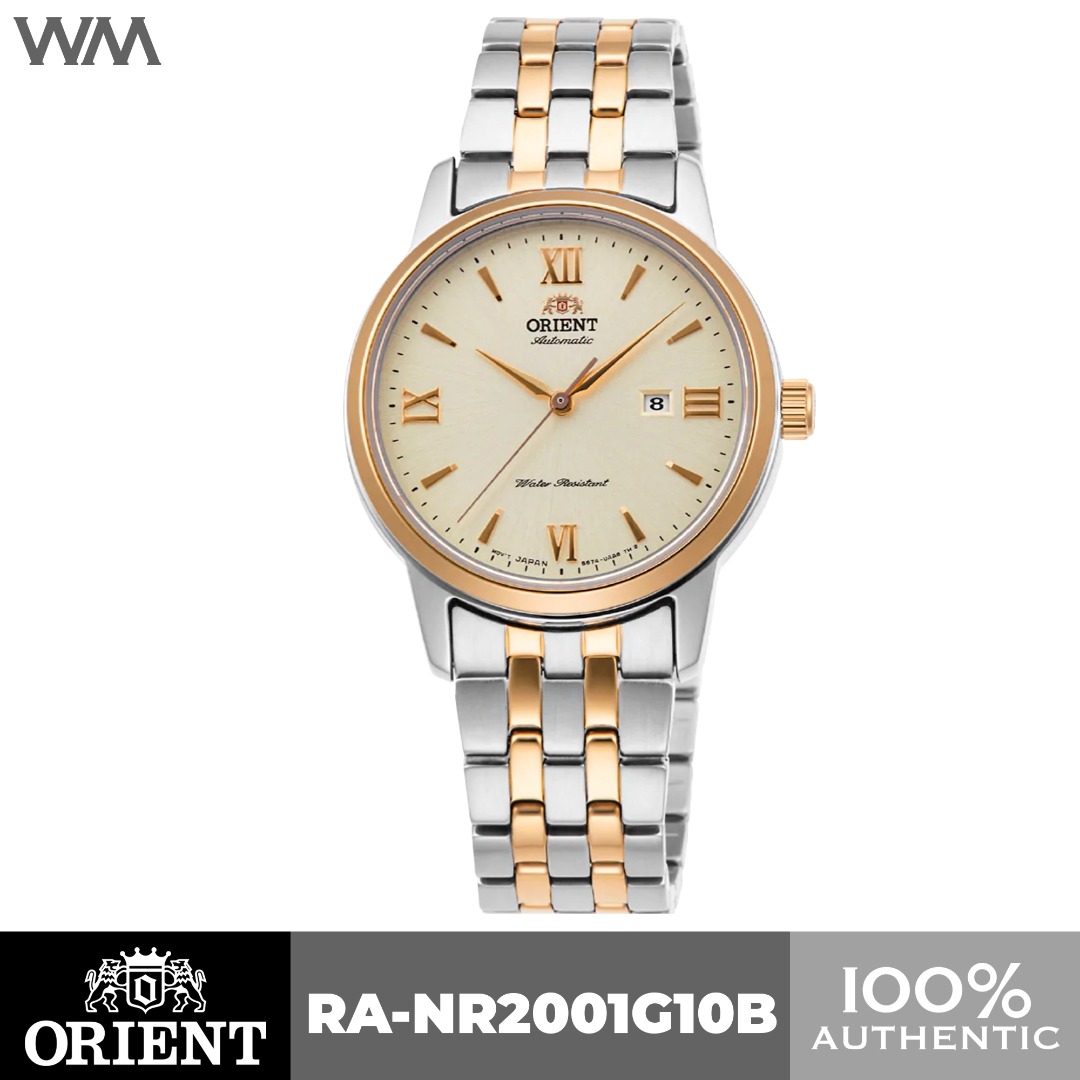 Orient Symphony IV Two Tone Stainless Steel Women's Automatic Watch RA ...
