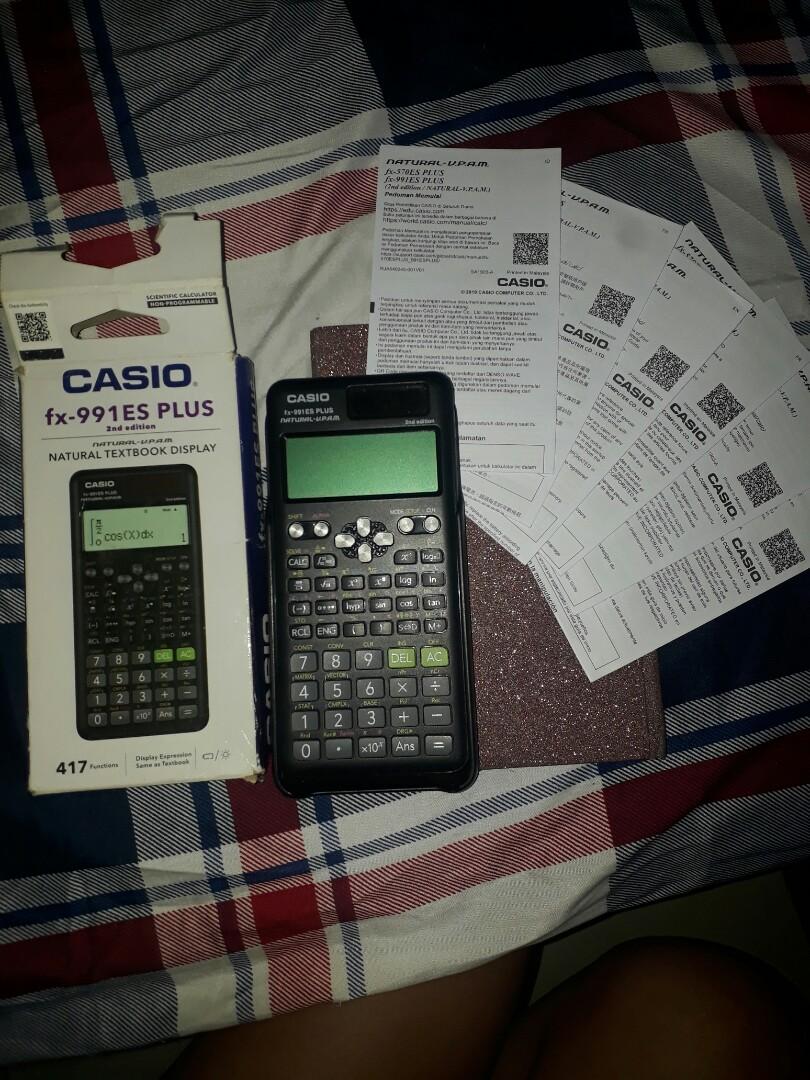 Original Casio fx-991ES Plus (Second Edition) - Scientific Calculator, Hobbies & Toys ...