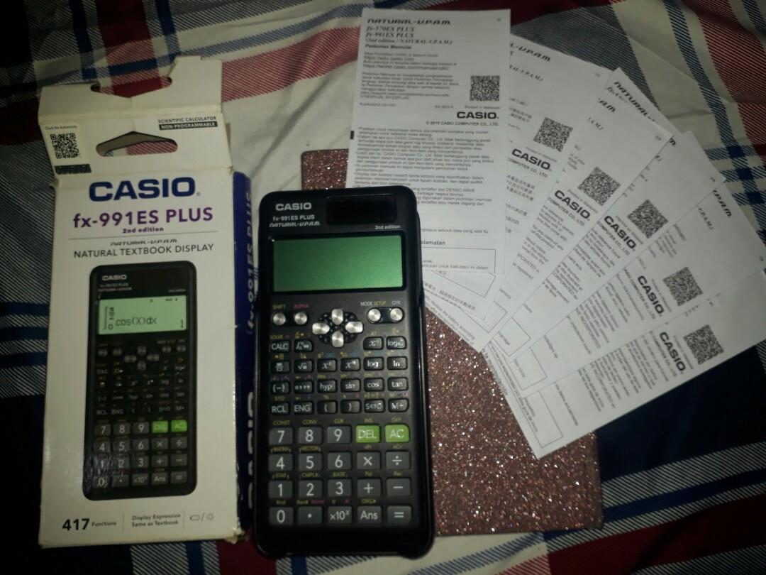 Original Casio fx-991ES Plus (Second Edition) - Scientific Calculator ...