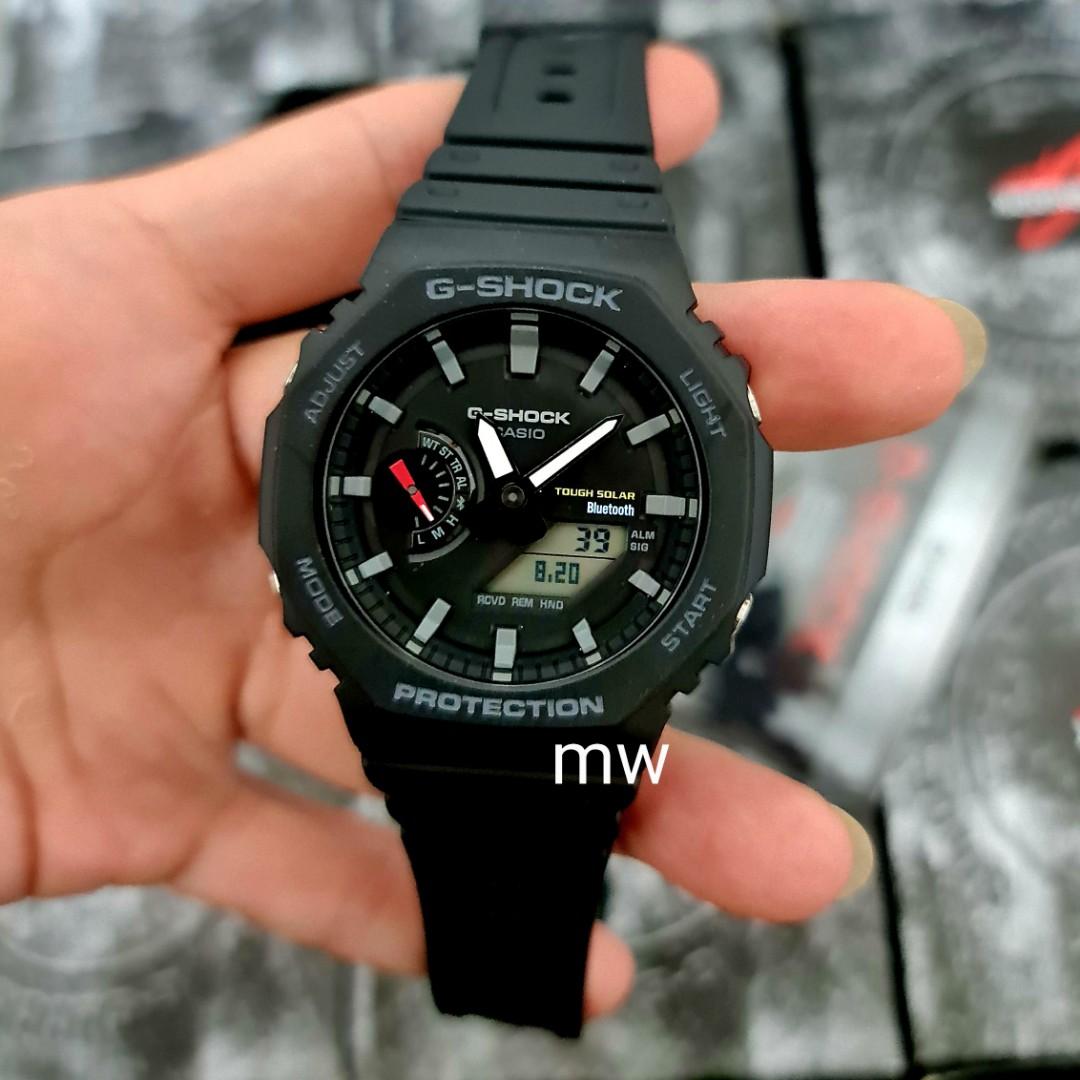 Original Casio g shock tmj black octagonal GA-2100 line Tough Solar ...