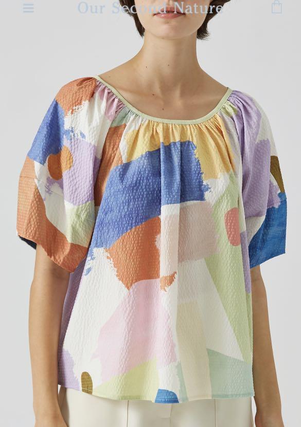 OSN lightyear puff sleeve top, Women's Fashion, Tops, Blouses on Carousell