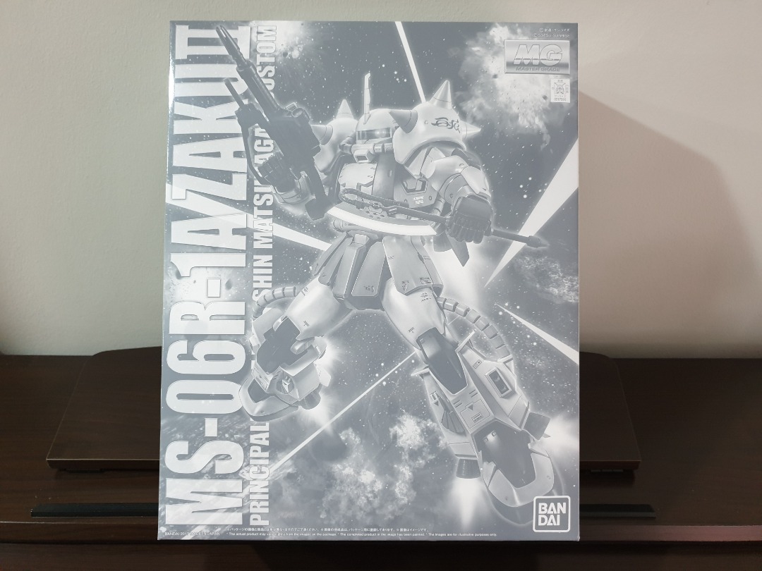 P-Bandai MS-06R-1A Zaku II (Shin Matsunaga's Custom) MG 1/100 (#gundam), Hobbies & Toys, Toys ...