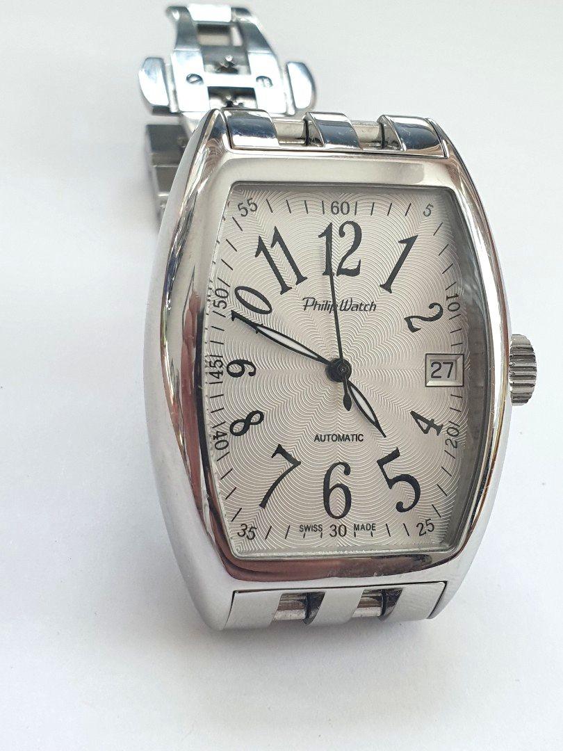 Philip Watch Tonneau Shape Automatic Watch, Men's Fashion, Watches ...