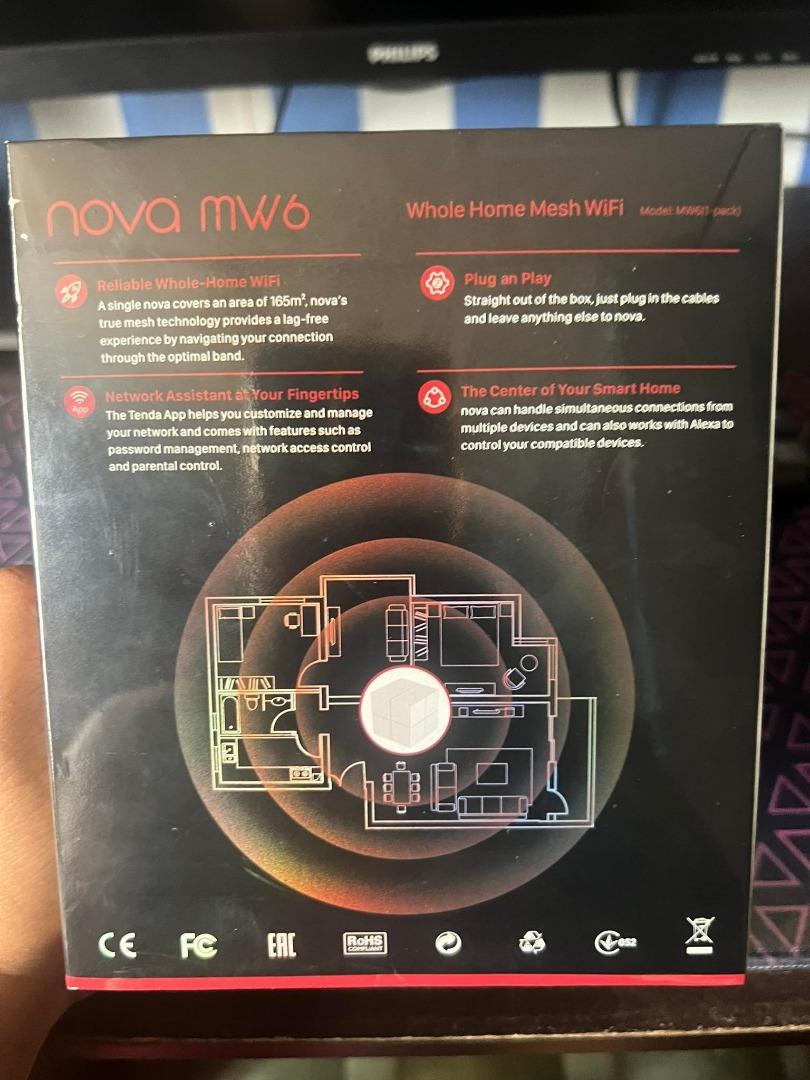 PLDT Home WiFi Mesh TENDA NOVA MW6 (1), Computers & Tech, Parts ...