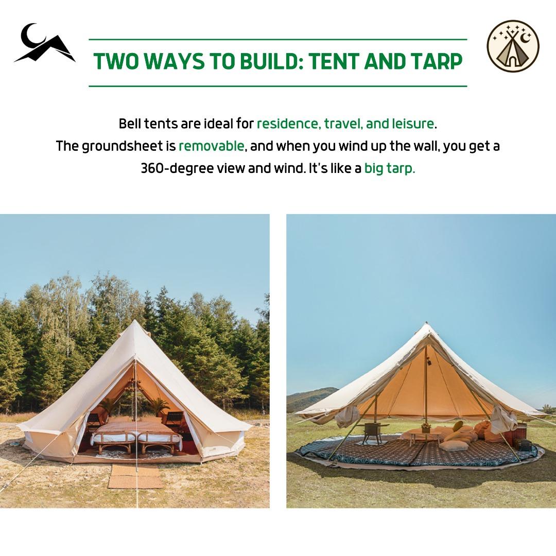Polycotton Bell Tent, Furniture & Home Living, Outdoor Furniture on ...