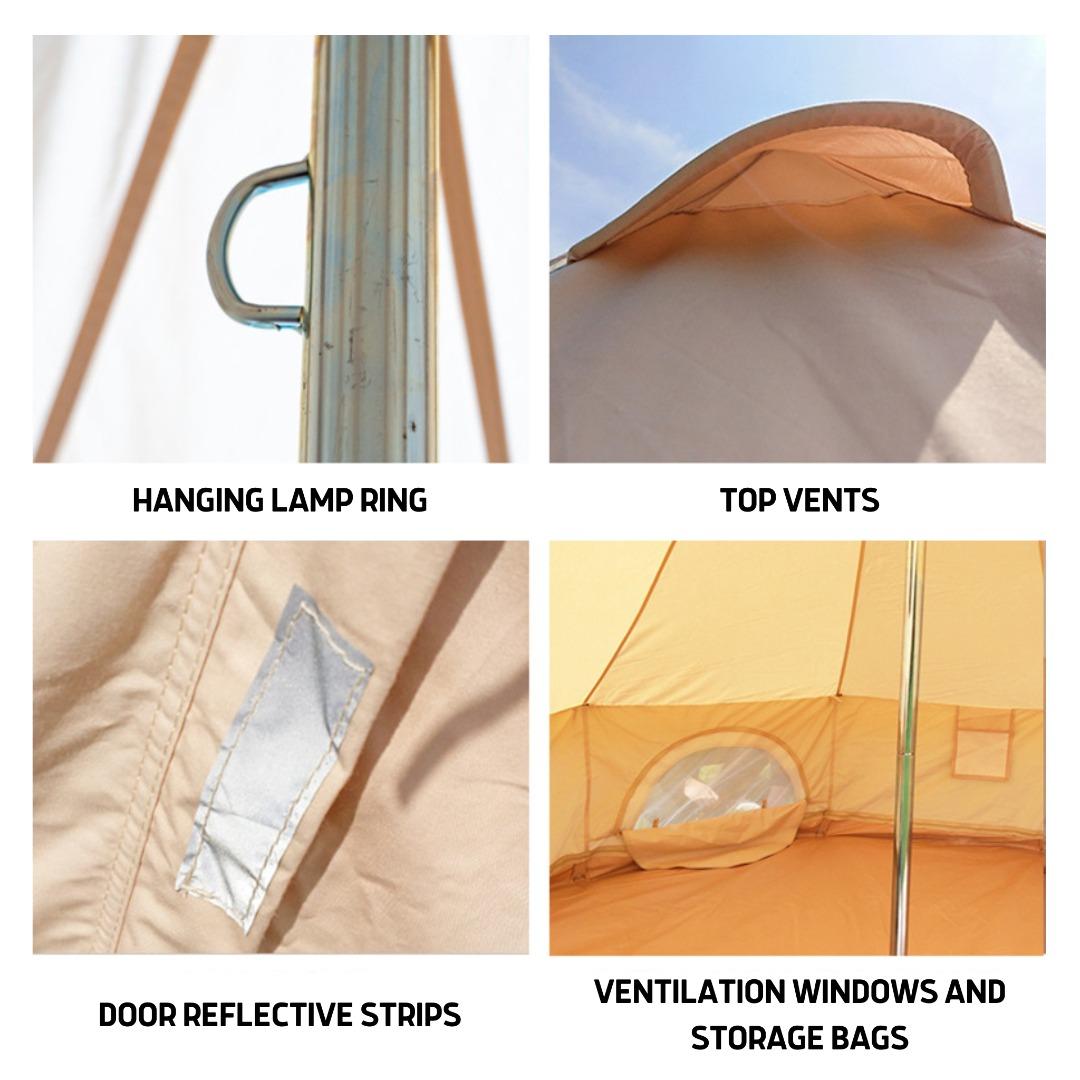 Polycotton Bell Tent, Furniture & Home Living, Outdoor Furniture on ...