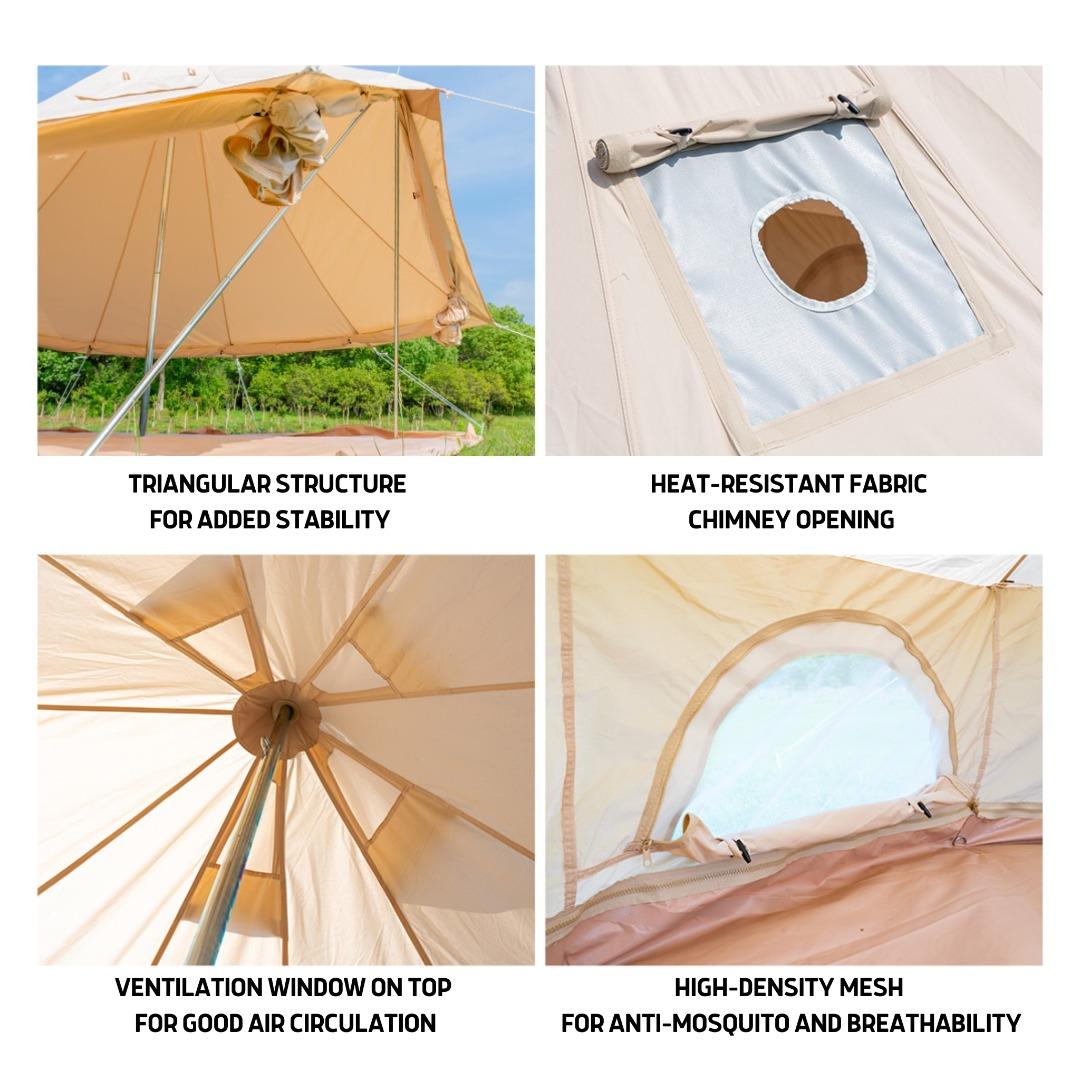 Polycotton Bell Tent, Furniture & Home Living, Outdoor Furniture on ...