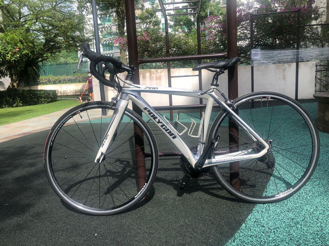 Polygon Helios 700 carbon road bike 7.8kg, Sports Equipment, Bicycles ...