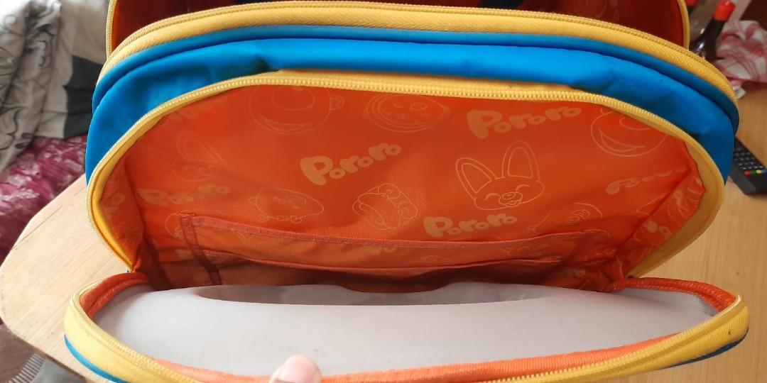 Pororo school bag, Men's Fashion, Bags, Backpacks on Carousell
