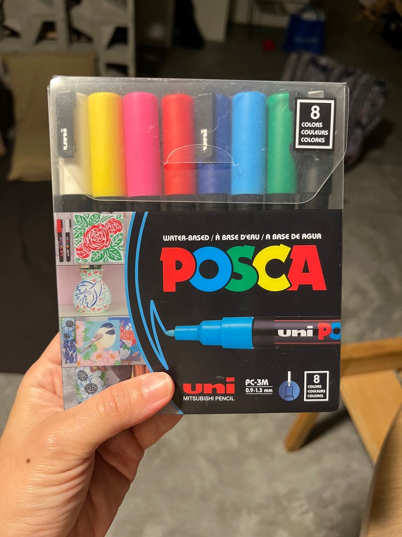 POSCA set of 8-Colors, Hobbies & Toys, Stationery & Craft, Craft ...