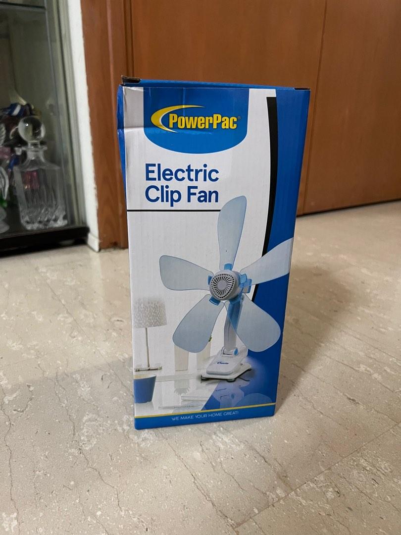 Power Pac Electric Clip Fan, TV & Home Appliances, Other Home ...