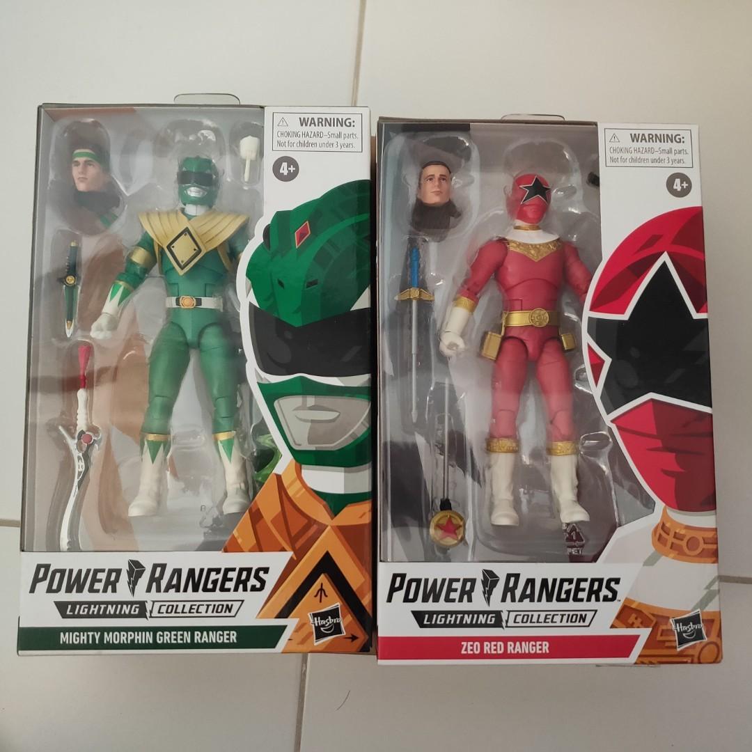 Power rangers lightning collection( green and zero), Hobbies & Toys ...