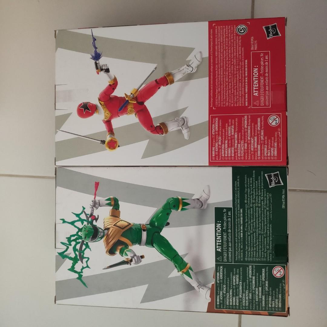 Power rangers lightning collection( green and zero), Hobbies & Toys ...