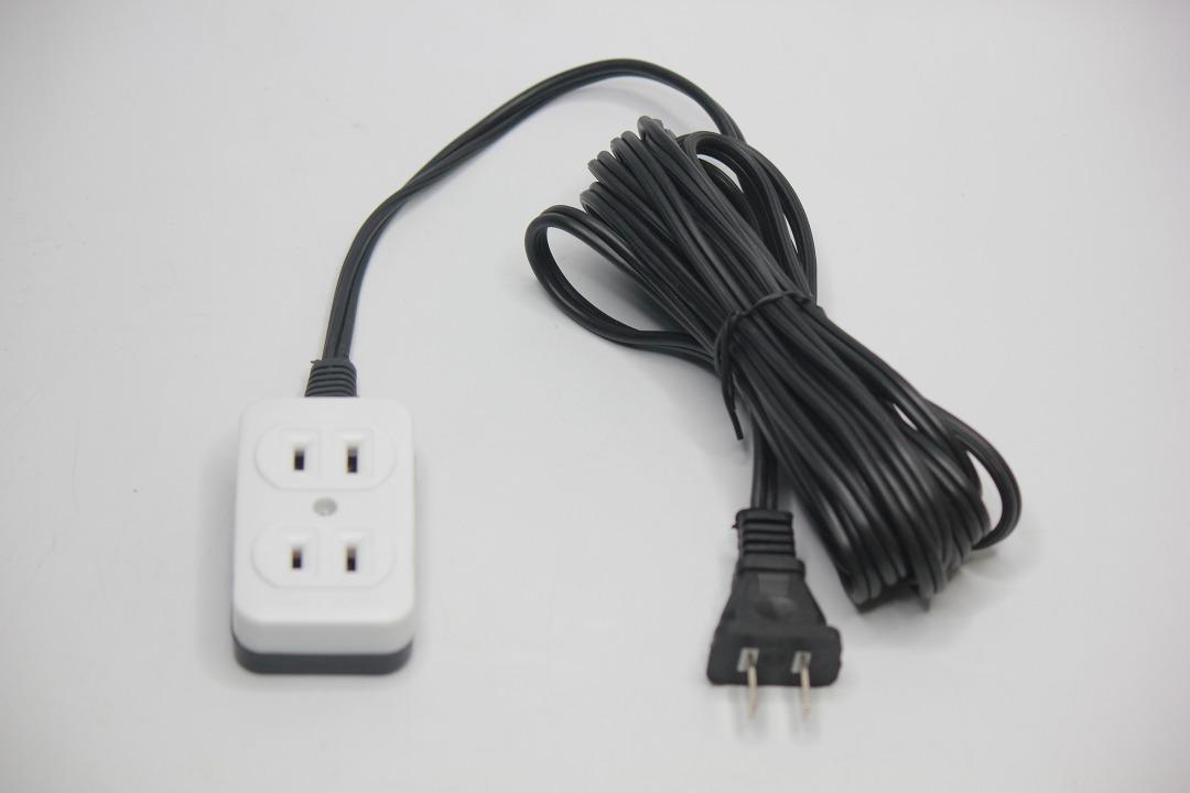 POWER SOCKET EXTENSION CORD, K-3312 2-GANG 10A 250V 5-meter, BNK MULTI ...