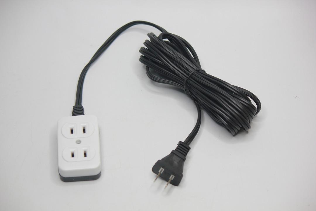 POWER SOCKET EXTENSION CORD, K-3312 2-GANG 10A 250V 5-meter, BNK MULTI ...