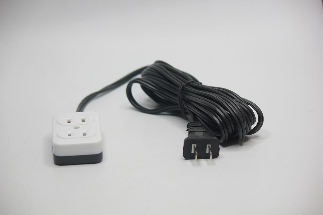 POWER SOCKET EXTENSION CORD, K-3312 2-GANG 10A 250V 5-meter, BNK MULTI ...