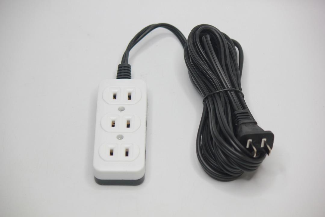 POWER SOCKET EXTENSION CORD, K-3313 3-GANG 10A 250V 5-meter, BNK MULTI ...