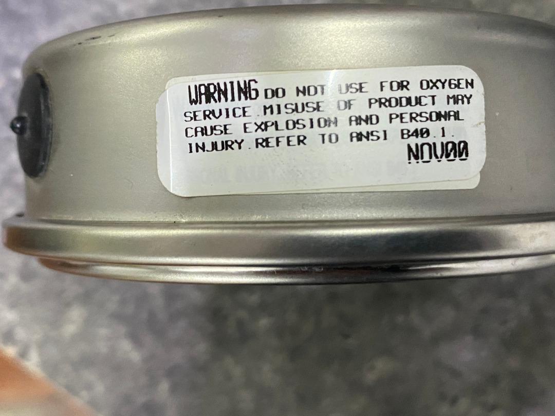 Pressure Gauge, 0-30 psi Marsh brand with ISO 17025 accredited ...