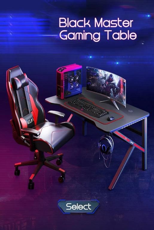 Professional Gaming Table Study PC Computer Laptop with RGB Light ...