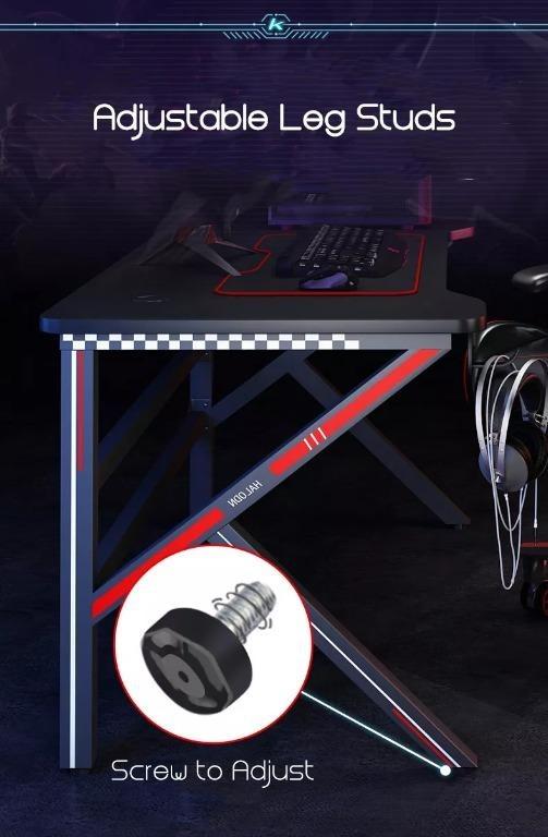 Professional Gaming Table Study PC Computer Laptop with RGB Light ...