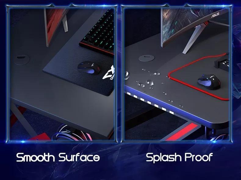 Professional Gaming Table Study PC Computer Laptop with RGB Light ...
