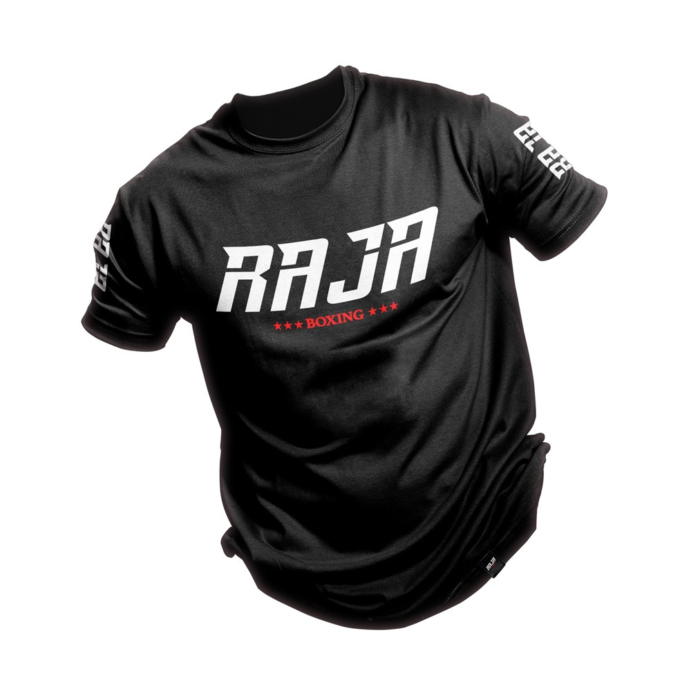 Raja Boxing Tee Shirt, Black Original, Men's Fashion, Tops & Sets ...