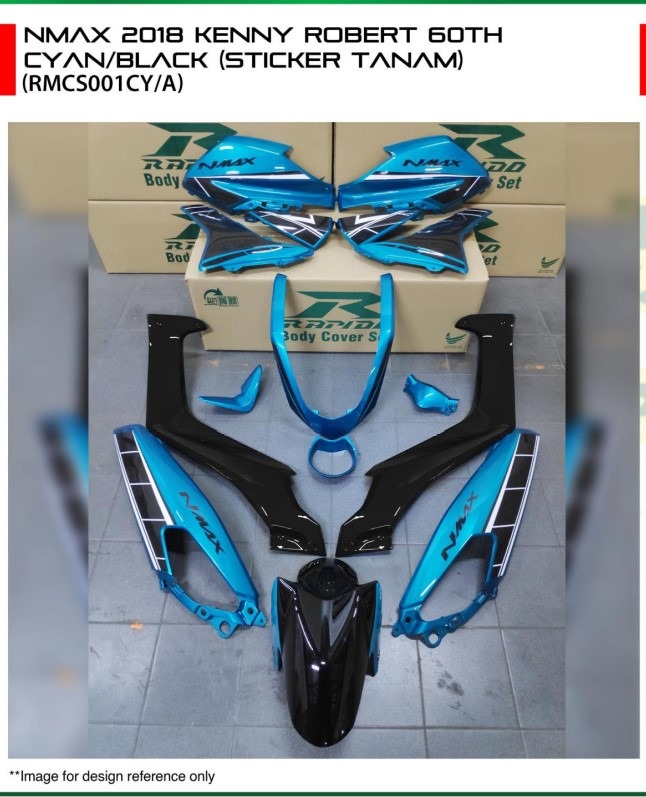 Rapido Cover Set Coverset NMAX 2018 NMAX V1 BLUE / RED / YELLOW ...