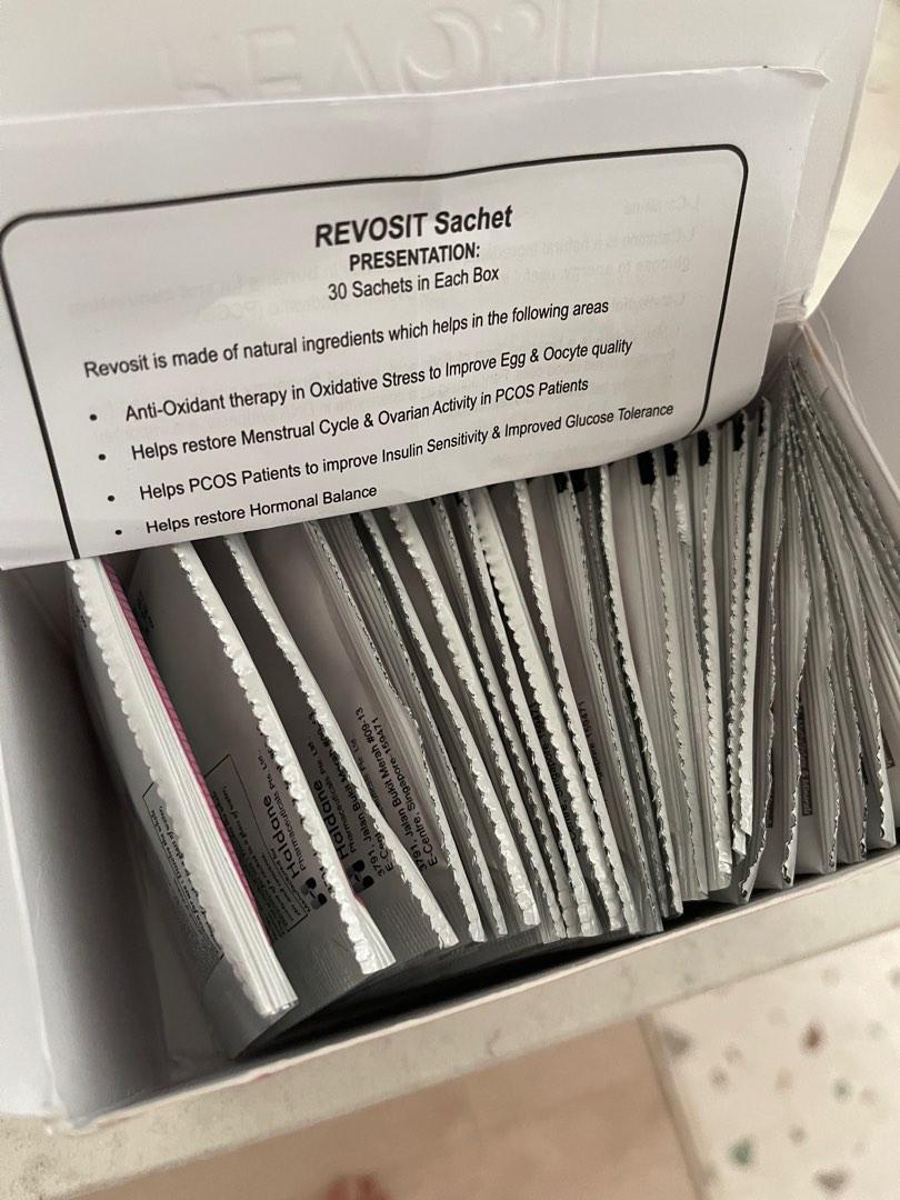 Revosit Sachets for PCOS, Health & Nutrition, Health Supplements ...