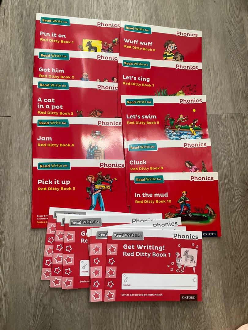 RWI Read Write Inc Phonics /Red, 興趣及遊戲, 書本 & 文具, 小朋友書 - Carousell