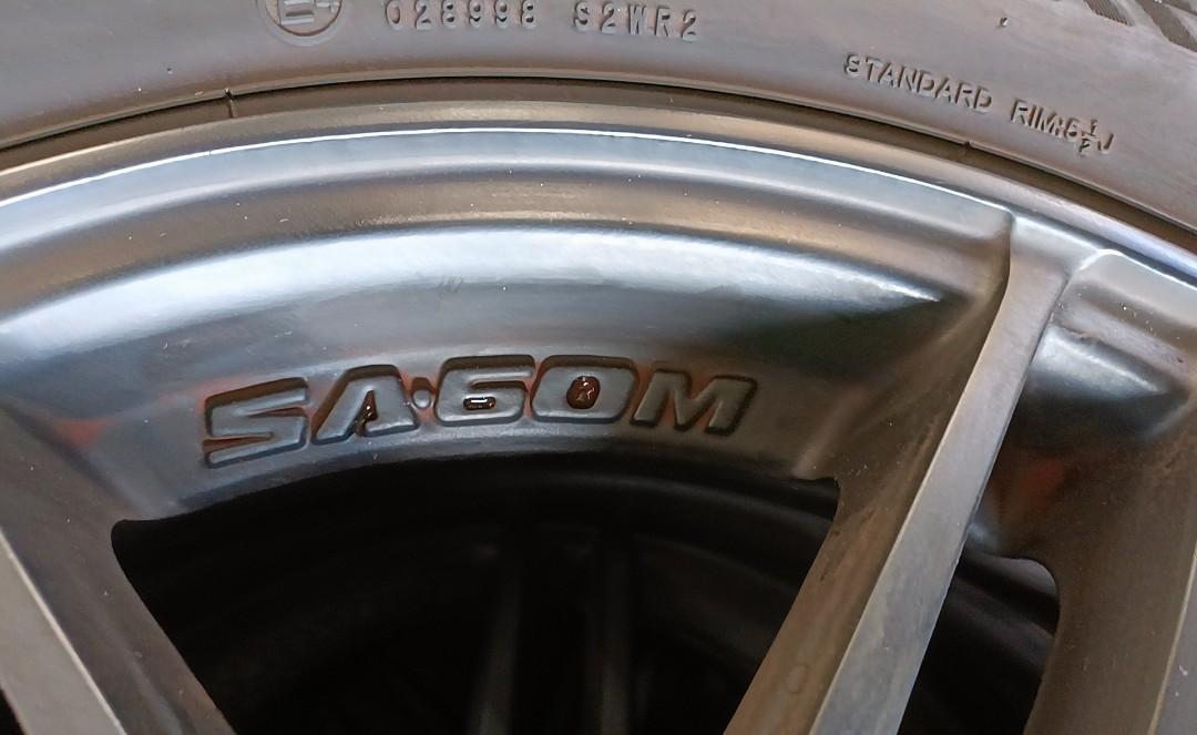 SA.60M 15 inch Sport RIM set with tyre, Car Accessories, Tyres & Rims ...