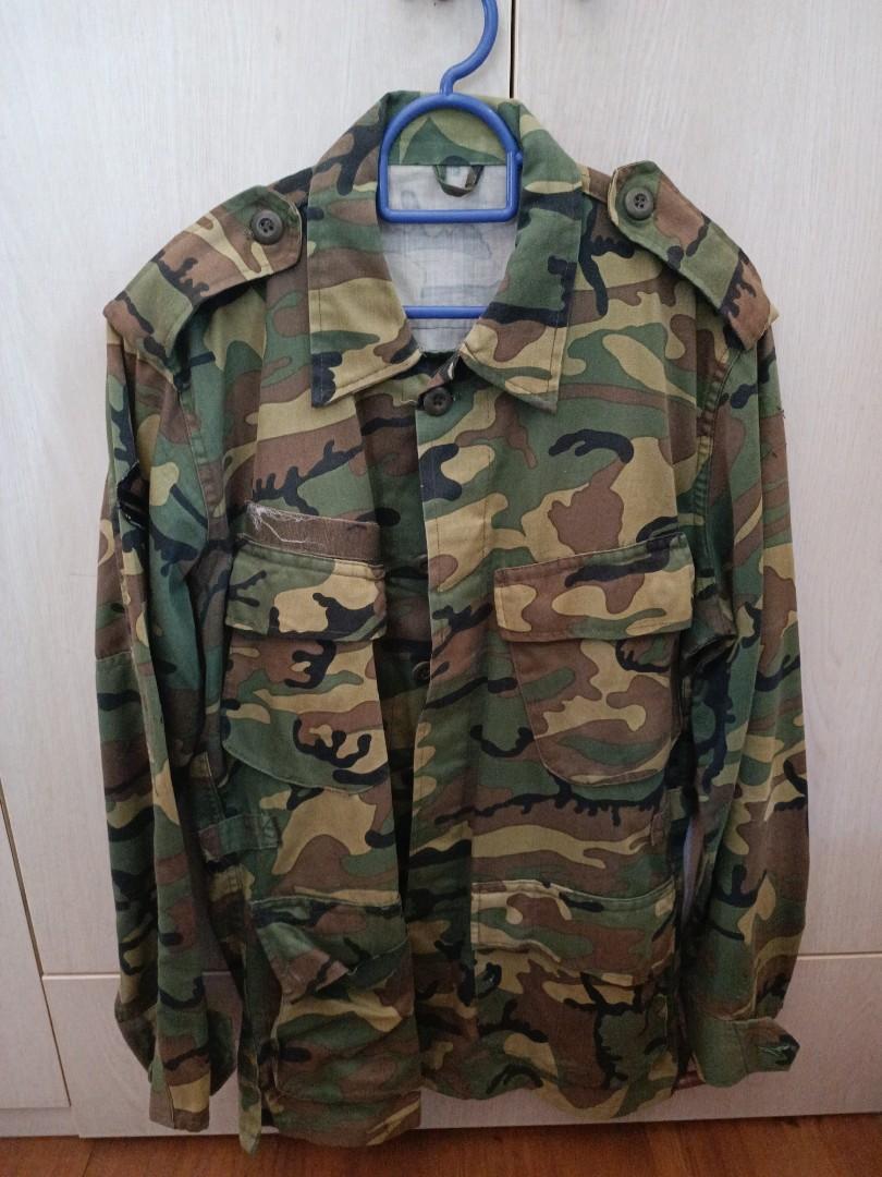 SAF army no4 jacket, Men's Fashion, Tops & Sets, Vests on Carousell