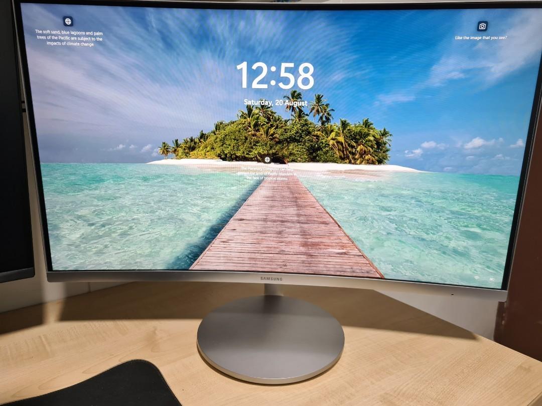 Samsung curved FHD 27 inch monitor, Computers & Tech, Parts ...