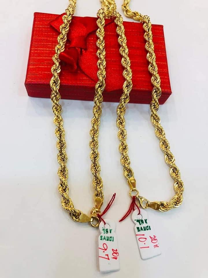 SAUDI GOLD 18K NECKLACE (PAWNABLE), Women's Fashion, Jewelry ...