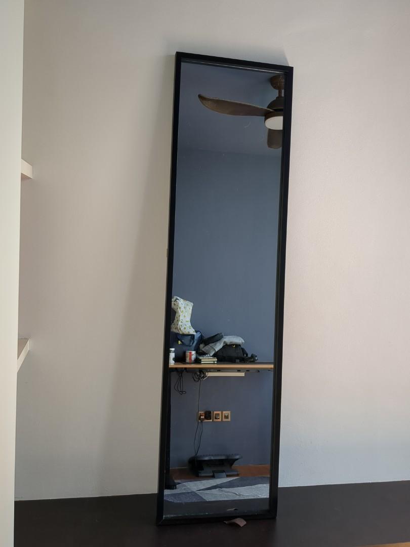 Self standing 6 feet mirror with a stand, Furniture & Home Living, Home ...