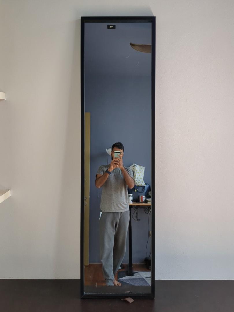 Self standing 6 feet mirror with a stand, Furniture & Home Living, Home ...