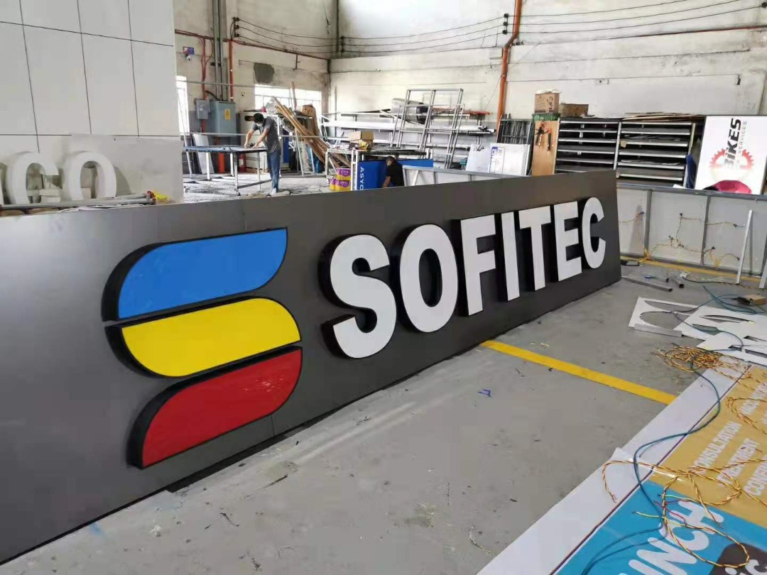 signage maker /painted g.i signage / basseboard / backlighted signage ...