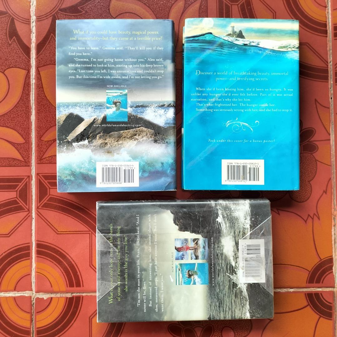 [SIGNED] Amanda Hocking - Tidal + Wake + Lullaby SET (Hardbound ...