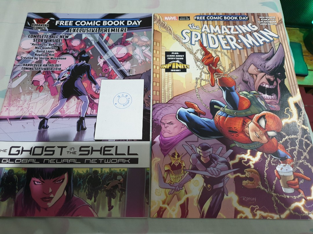 The Amazing Spider-man Ghost in the shell free comic book day FCBD ...