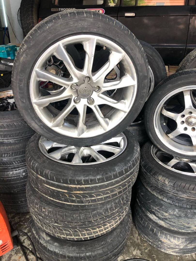 Sport rim original audi 18x8jj et35 pcd 5x114, Auto Accessories on ...