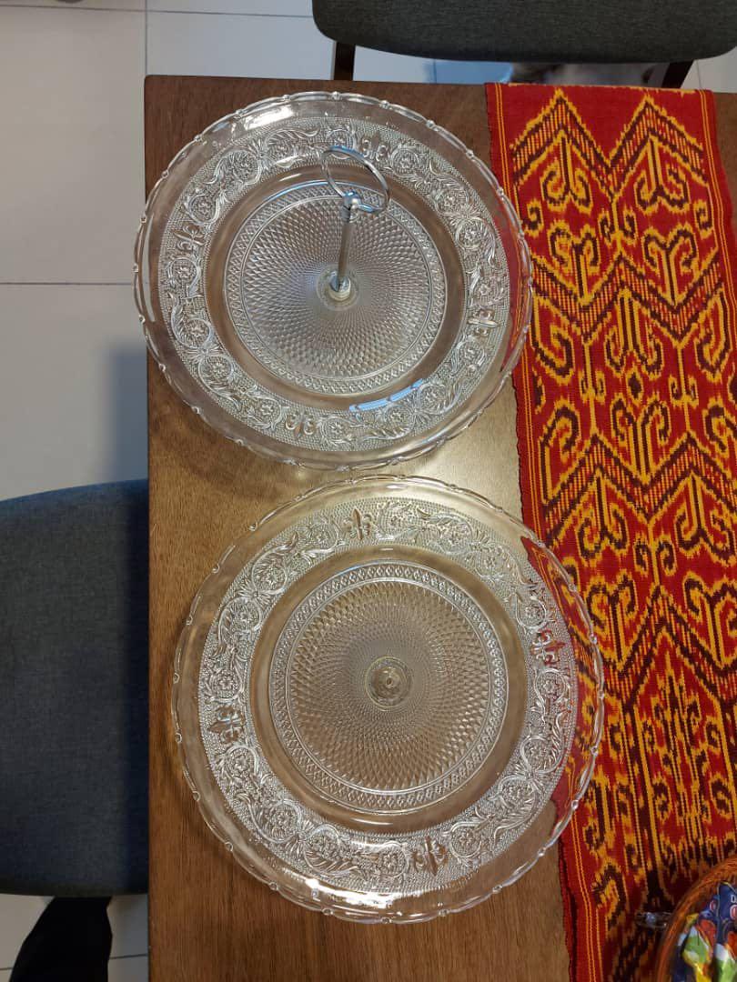 SSF glass cake stand, Furniture & Home Living, Kitchenware & Tableware ...