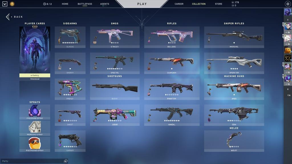 Stacked Valorant Account Reaver 2.0 & RGX 11Z Pro Bundles 18 VP Skins ...