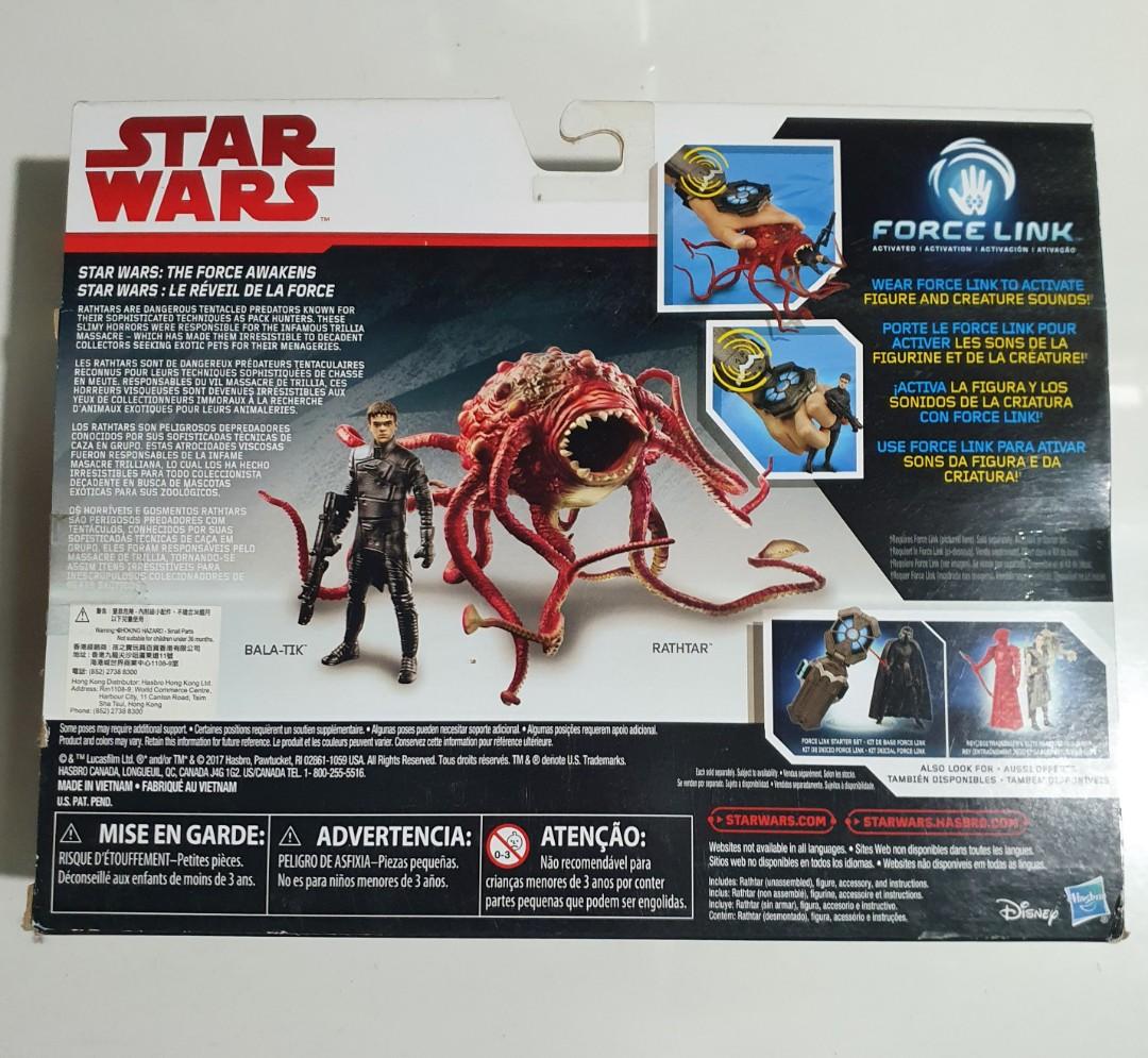Star Wars Force Link Rathtar and Bala-tik 2-Pack, Hobbies & Toys ...