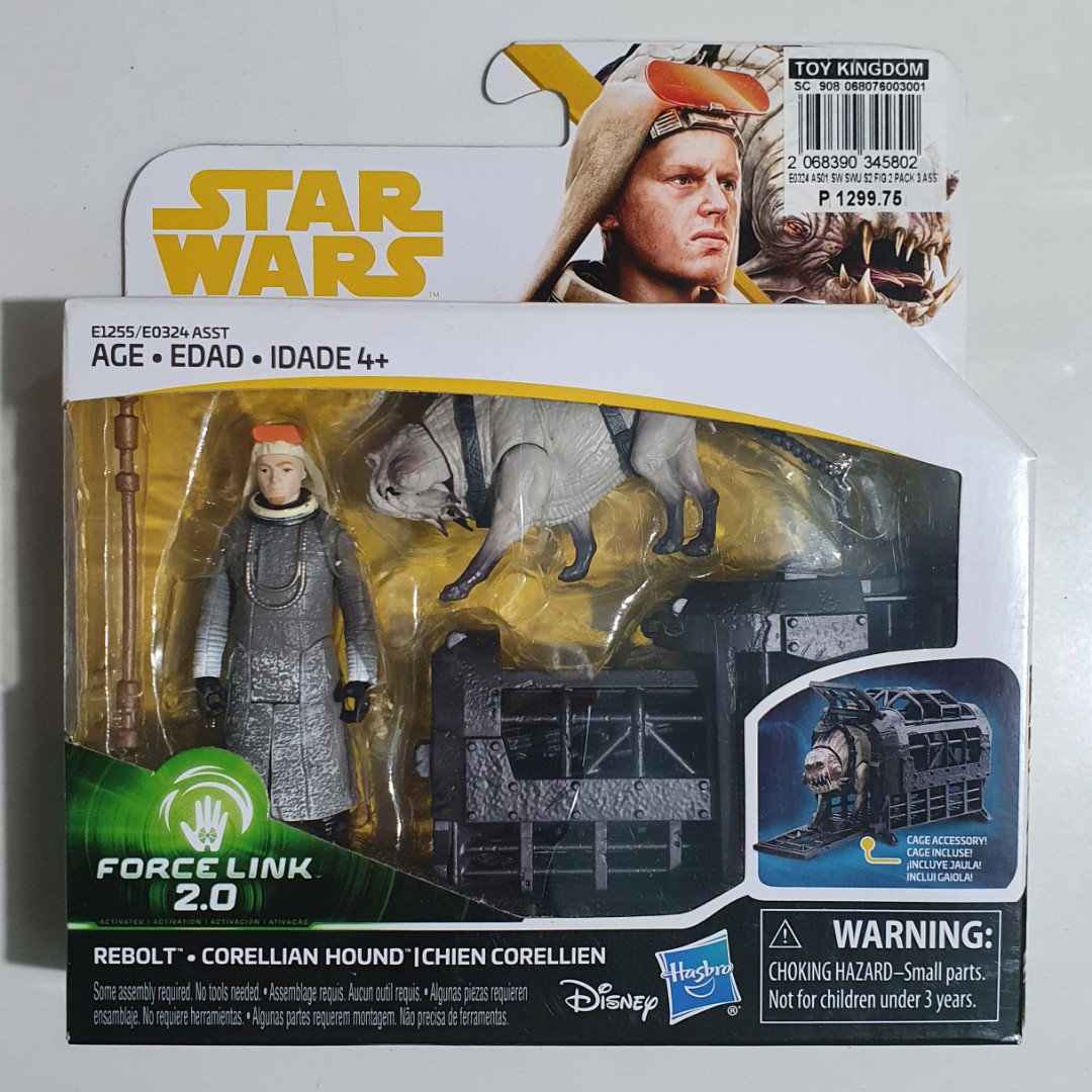 Star Wars Force Link 2.0 Rebolt and Corellian Hound 2-Pack, Hobbies ...