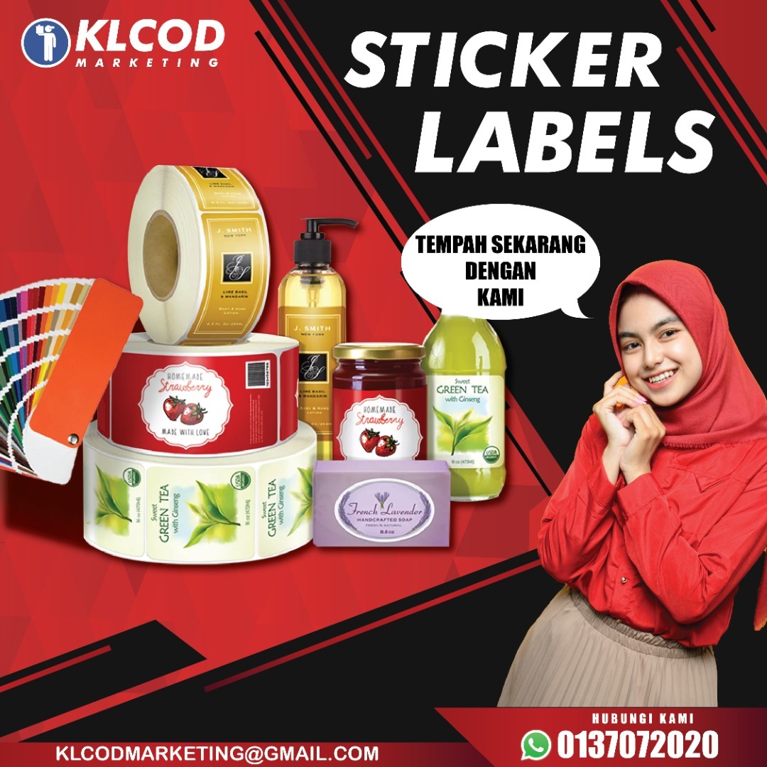 STICKER LABEL MURAH SIAP 24 JAM, Hobbies & Toys, Stationery & Craft ...