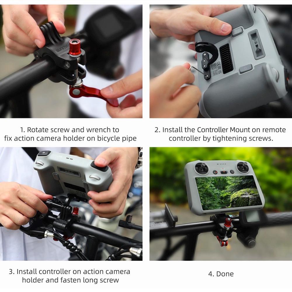 SUNNYLIFE Remote Controller Bicycle Bike Handlebar Mount Bracket Holder ...