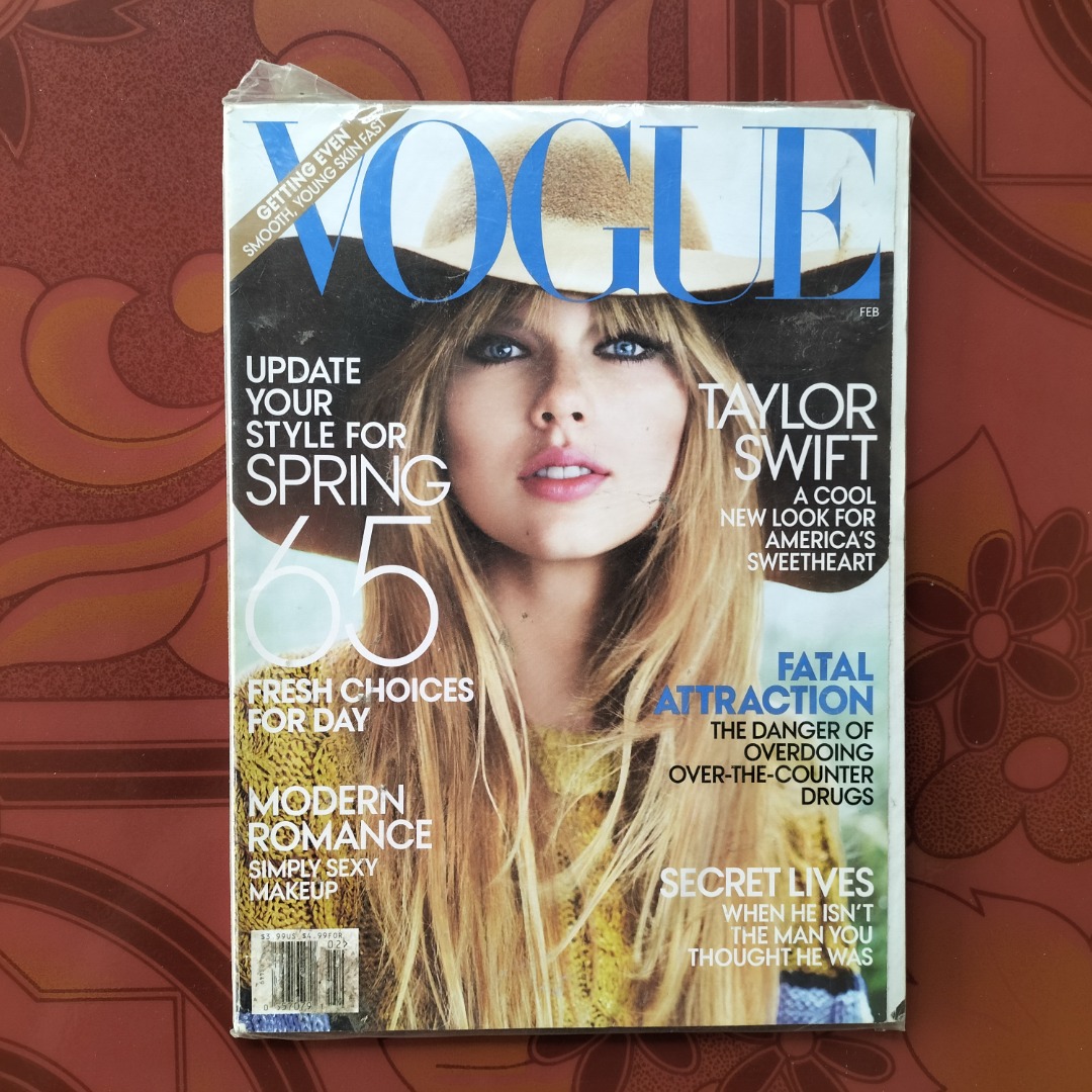 Taylor Swift - Vogue Magazine February 2012, Hobbies & Toys, Books & Magazines, Magazines on ...